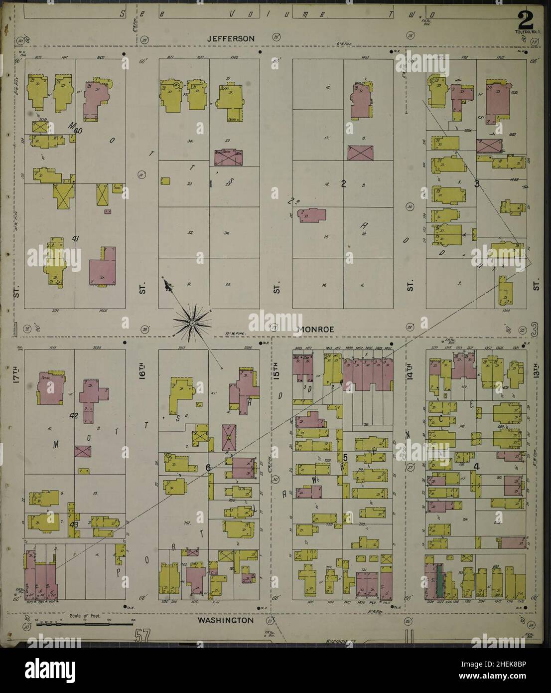 Lucas county map hi-res stock photography and images - Alamy