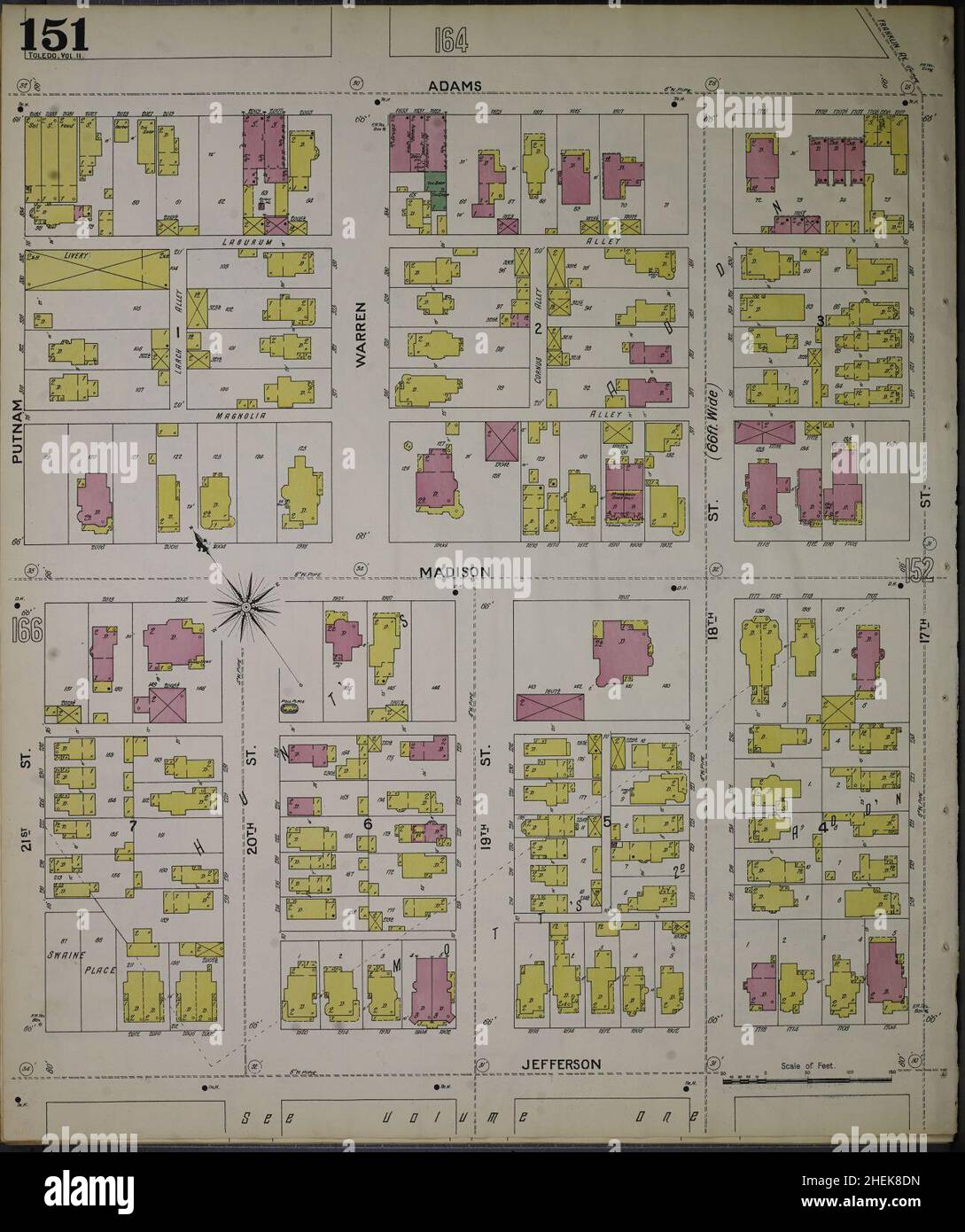Lucas county map hi-res stock photography and images - Alamy