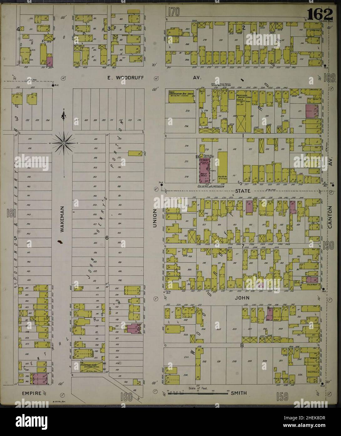 Lucas county map hi-res stock photography and images - Alamy