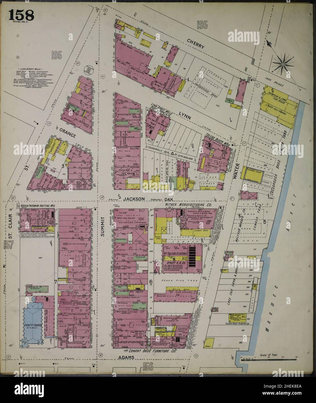 Lucas county map hi-res stock photography and images - Alamy