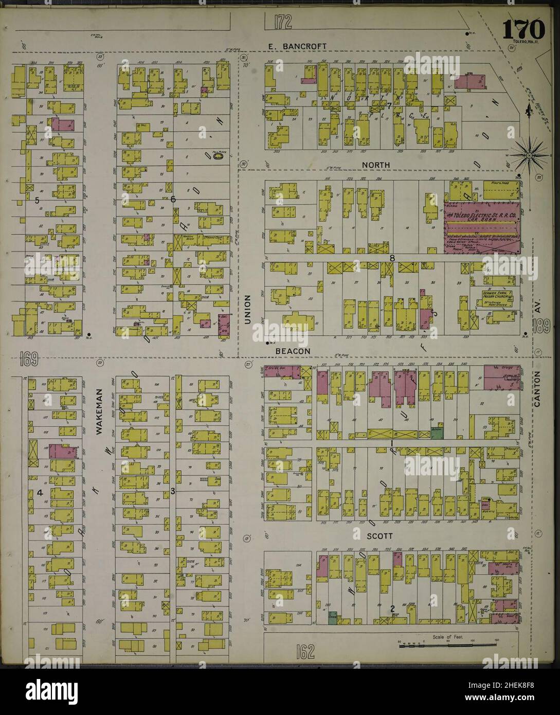 Lucas county map hi-res stock photography and images - Alamy