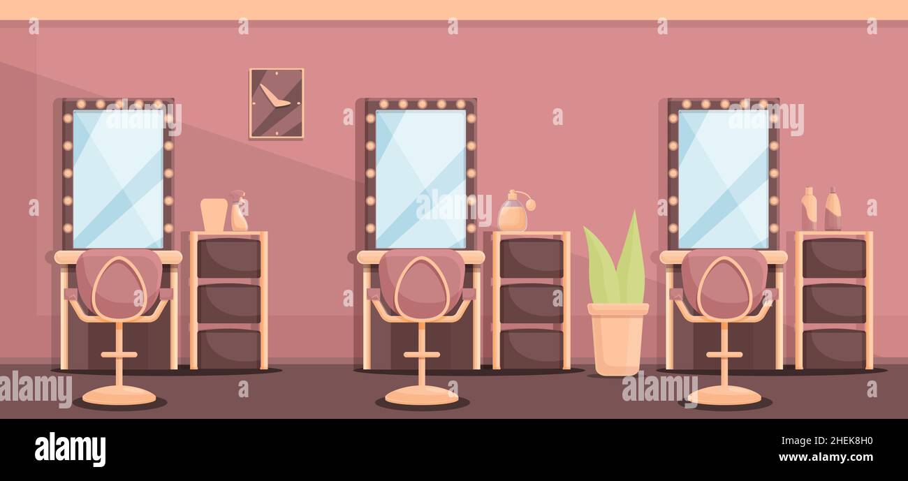 Beauty salon icon cartoon vector. Hair care. Barber brush Stock Vector ...