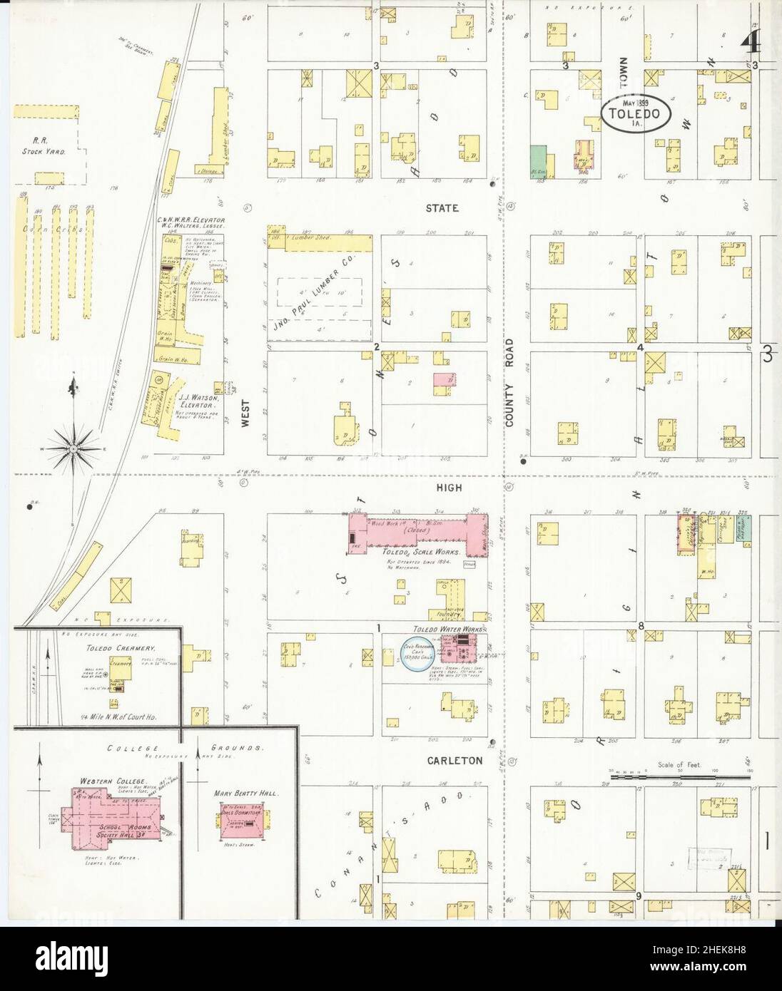 Tama county map hi-res stock photography and images - Alamy