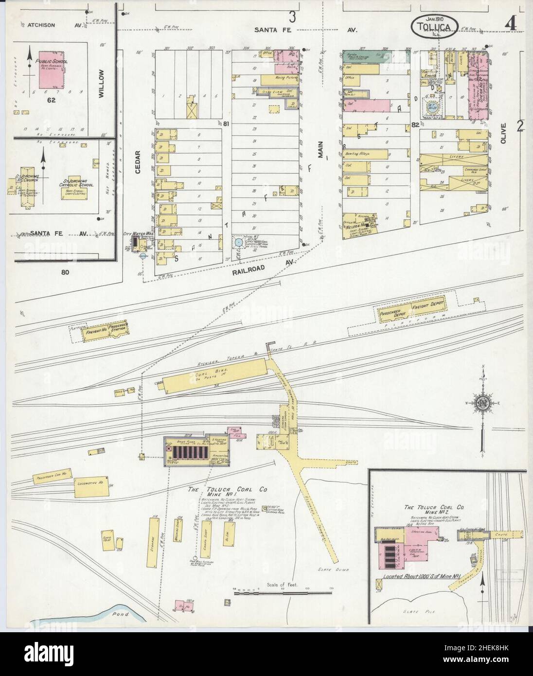 Toluca map hi-res stock photography and images - Alamy