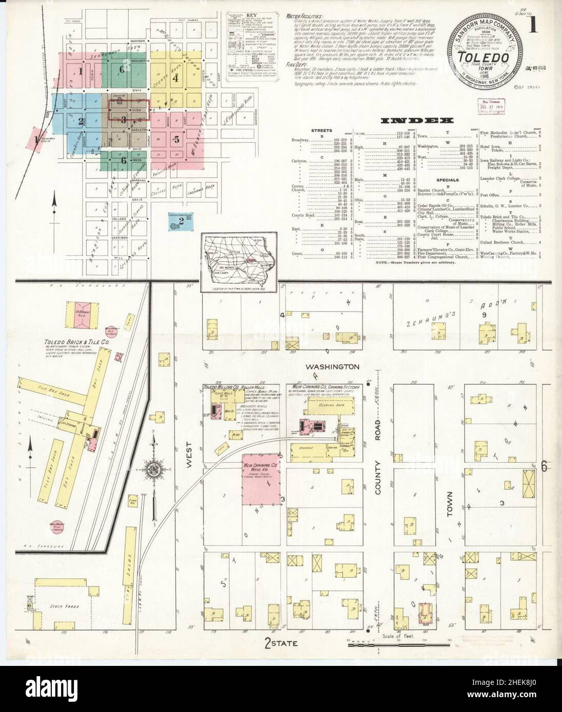 Tama county map hi-res stock photography and images - Alamy