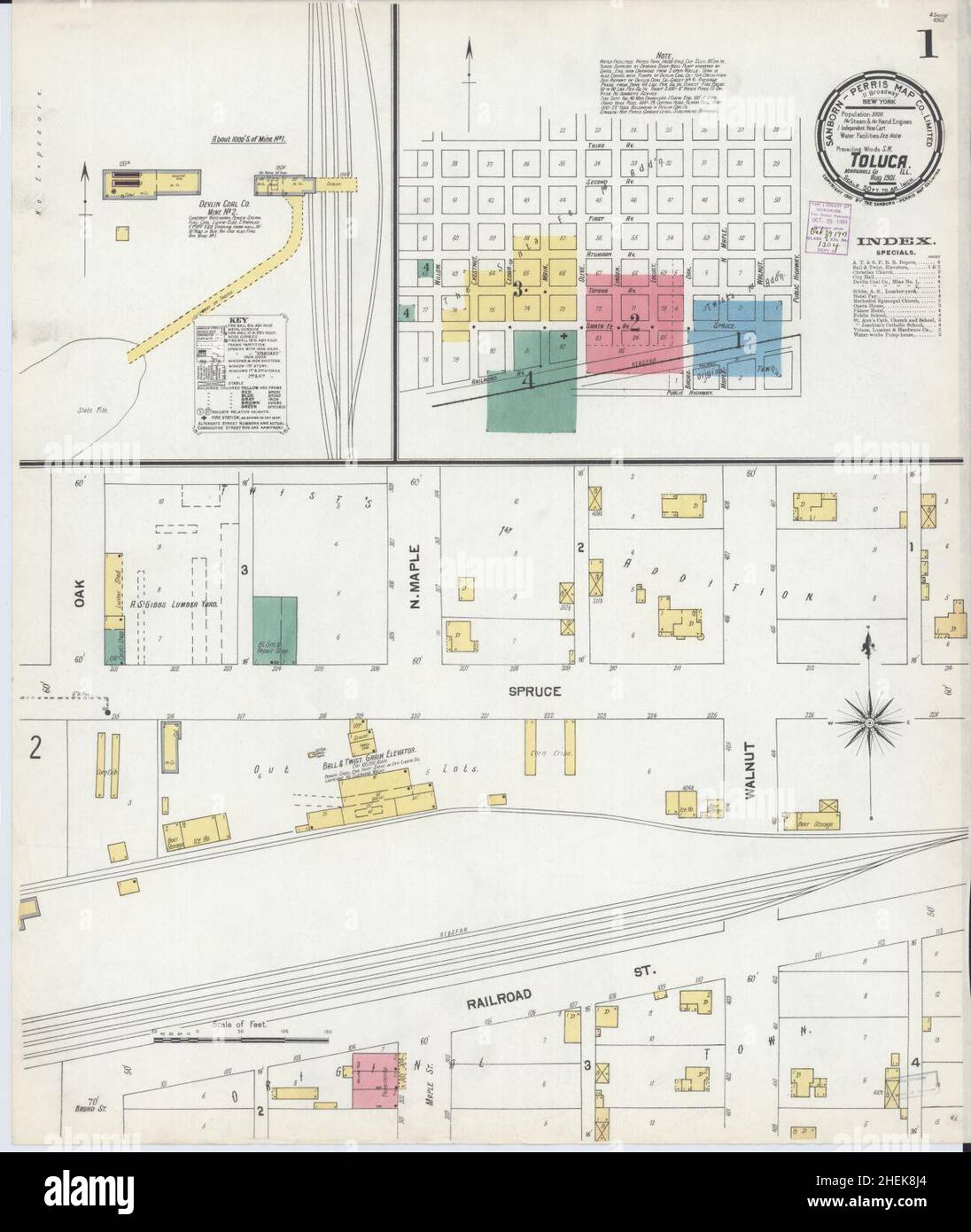 Toluca map hi-res stock photography and images - Alamy