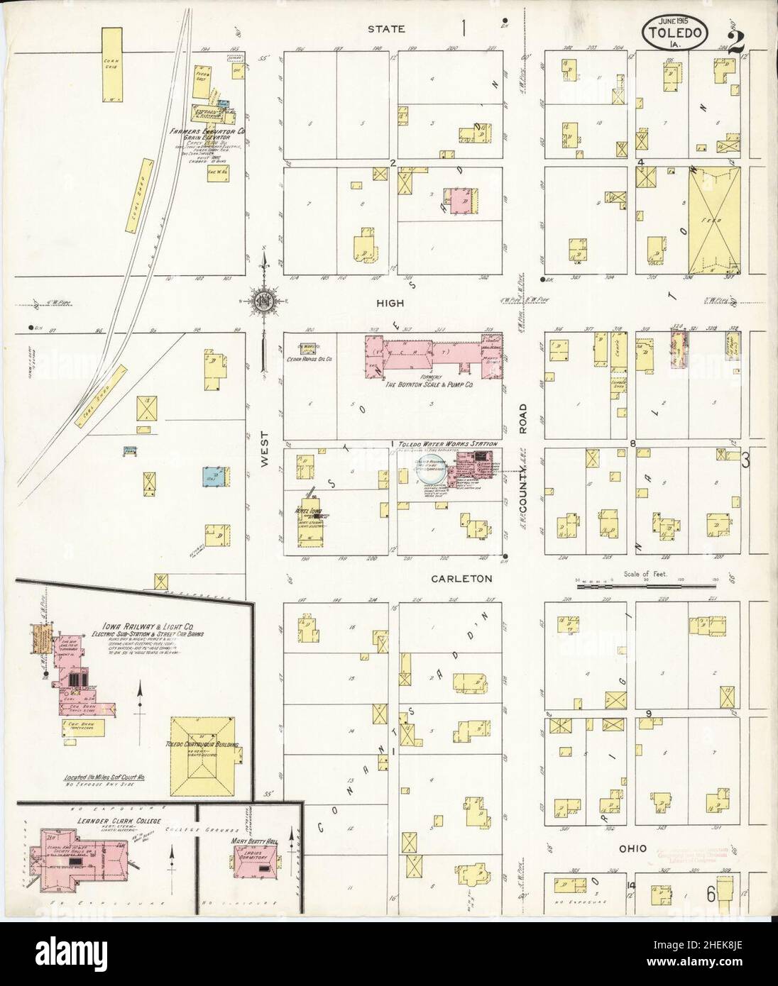 Tama county map hi-res stock photography and images - Alamy