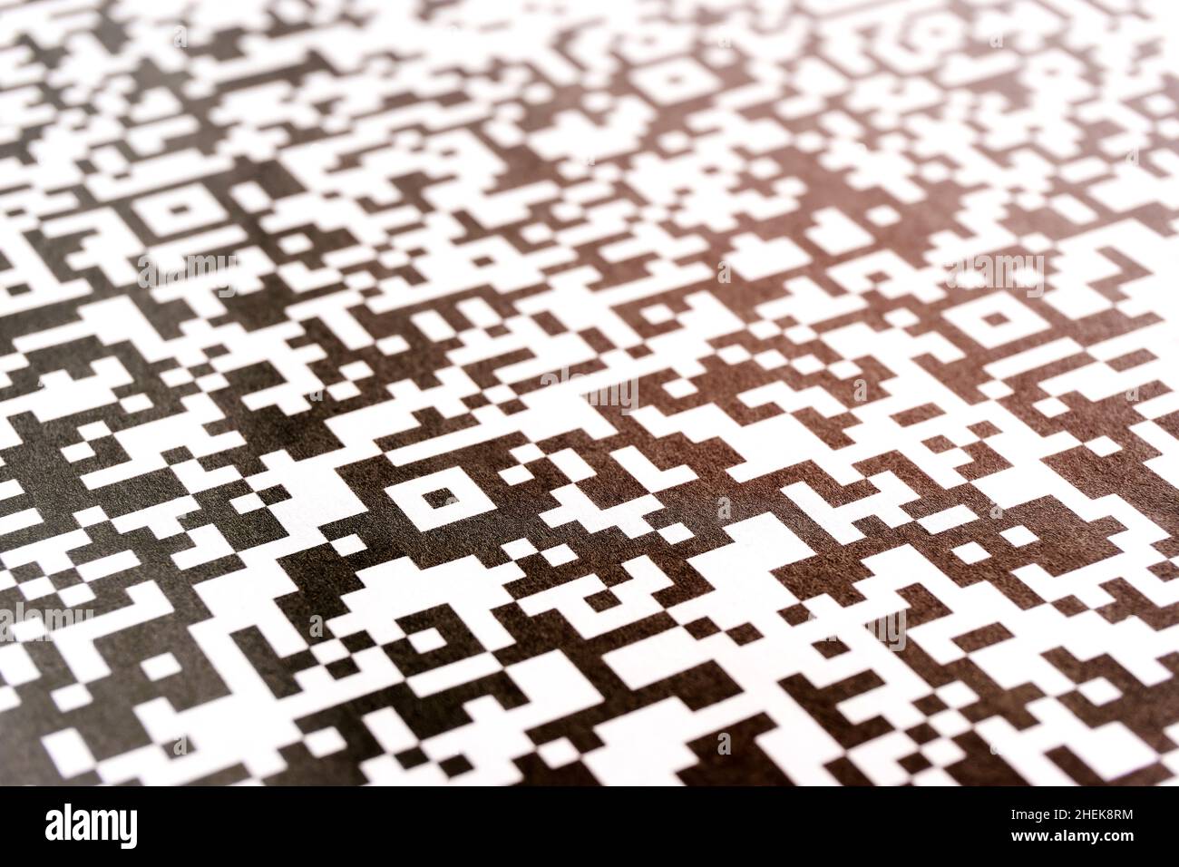 Qr code paper hi-res stock photography and images - Alamy