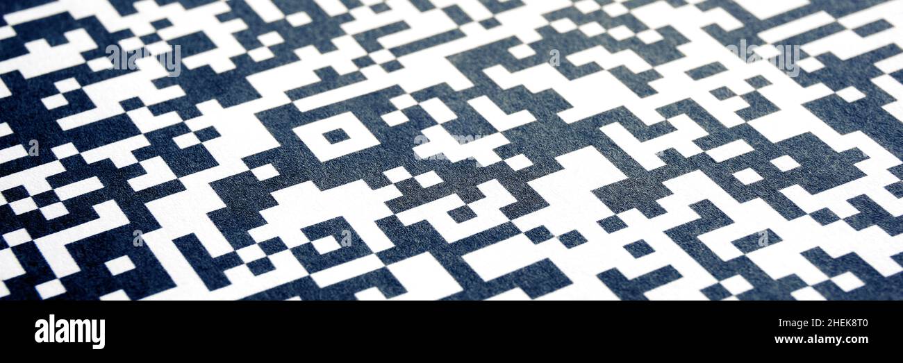 Qr code paper hi-res stock photography and images - Alamy