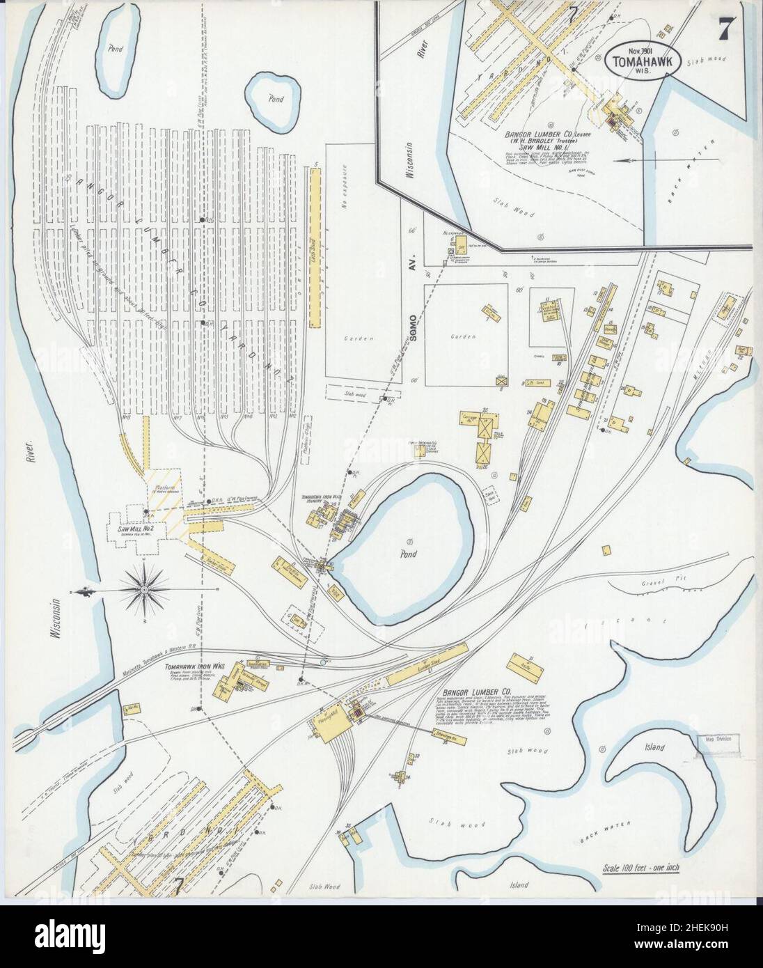 Map of tomahawk wisconsin hi-res stock photography and images - Alamy