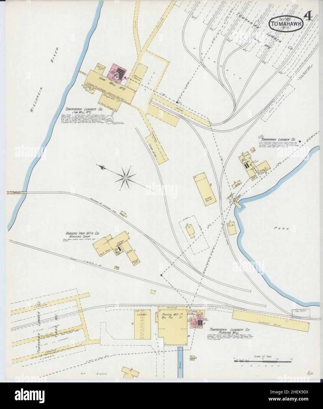 Map of tomahawk hi-res stock photography and images - Alamy