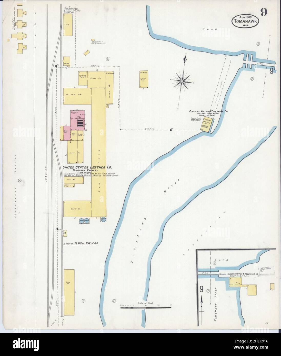 Map of tomahawk hi-res stock photography and images - Alamy