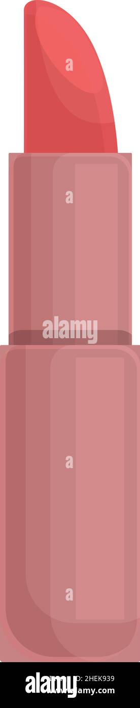 Lipstick icon cartoon vector. Makeup lip. Container lipstick Stock ...