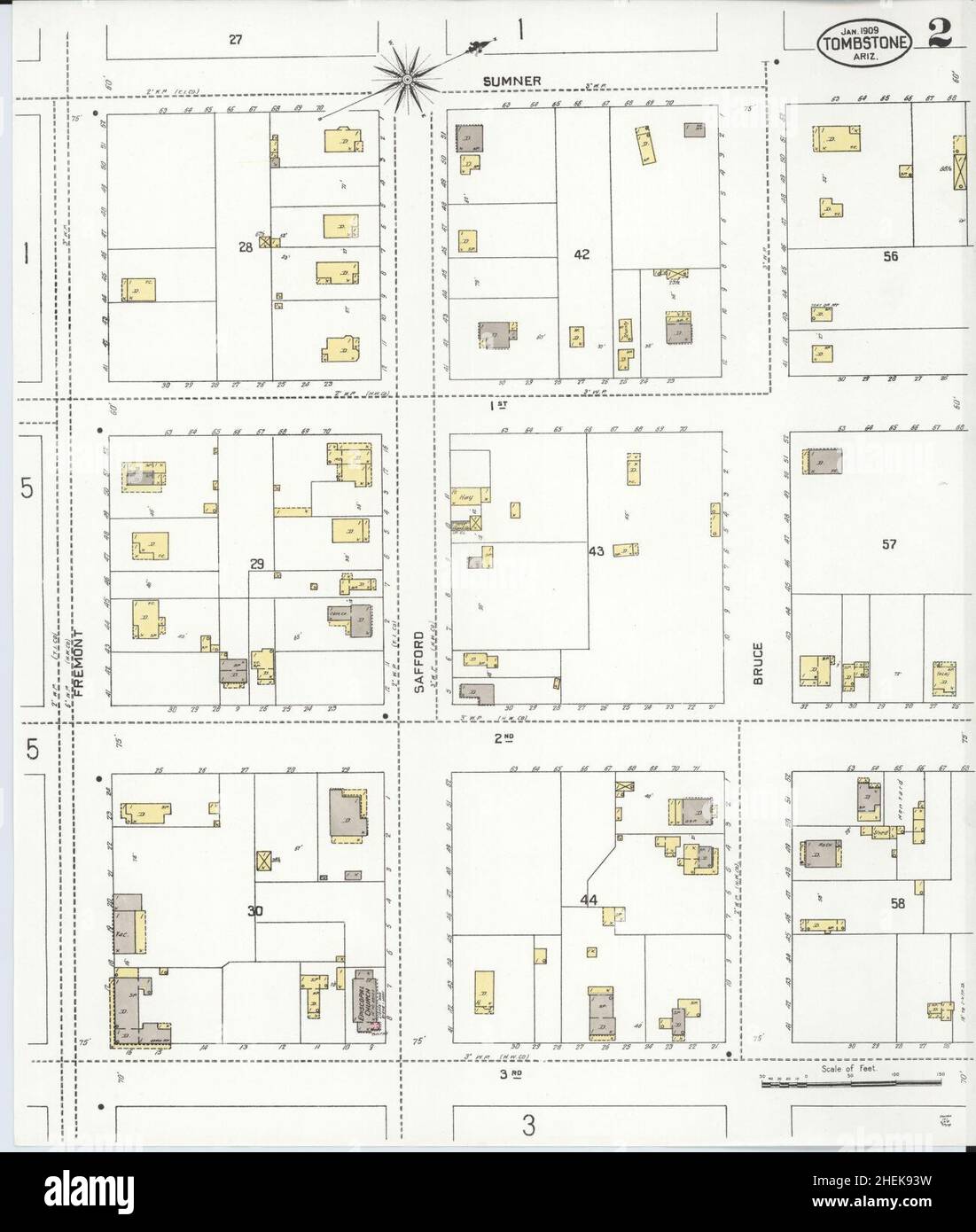 Cochise county map hi-res stock photography and images - Alamy