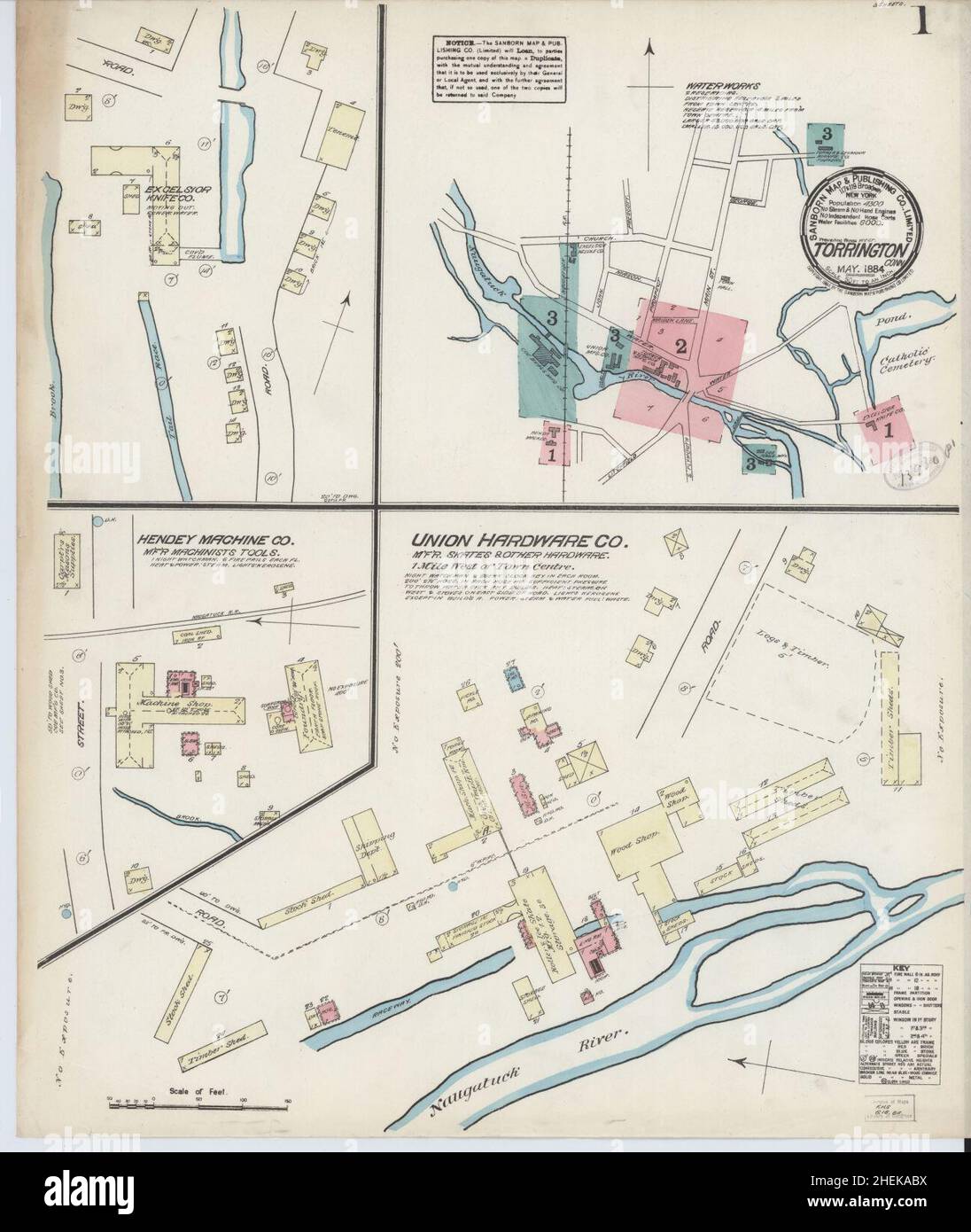 Torrington map hi-res stock photography and images - Alamy