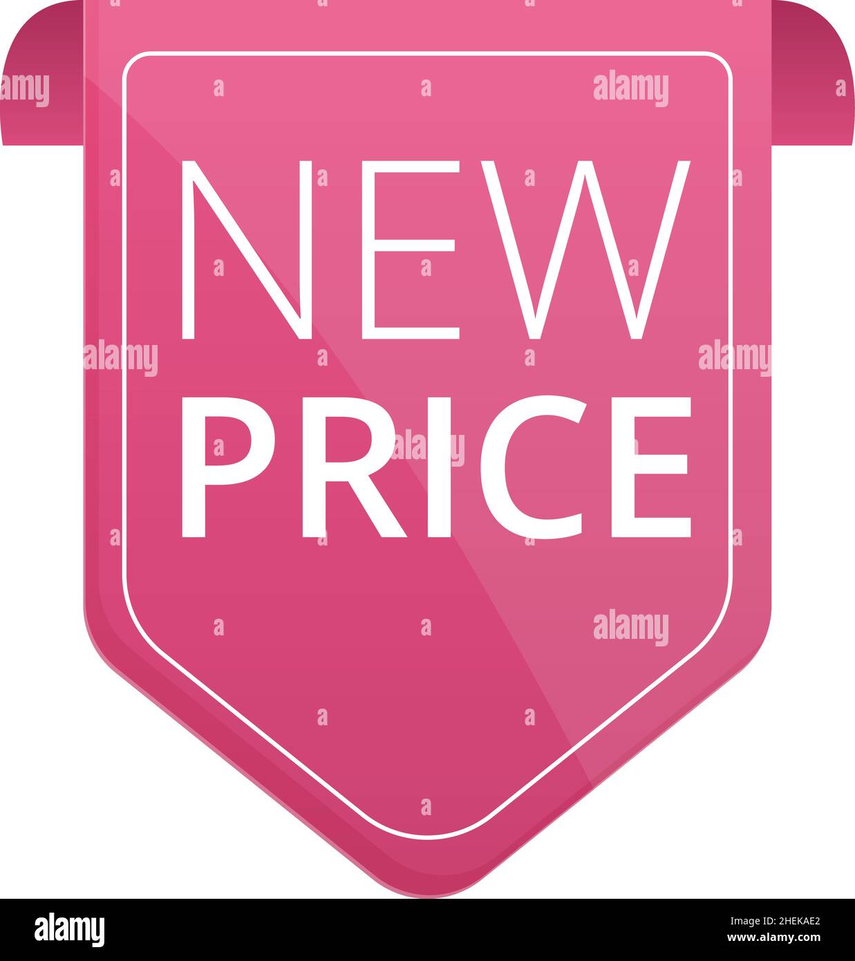 New price promotion icon cartoon vector. Discount sticker. Tag label ...