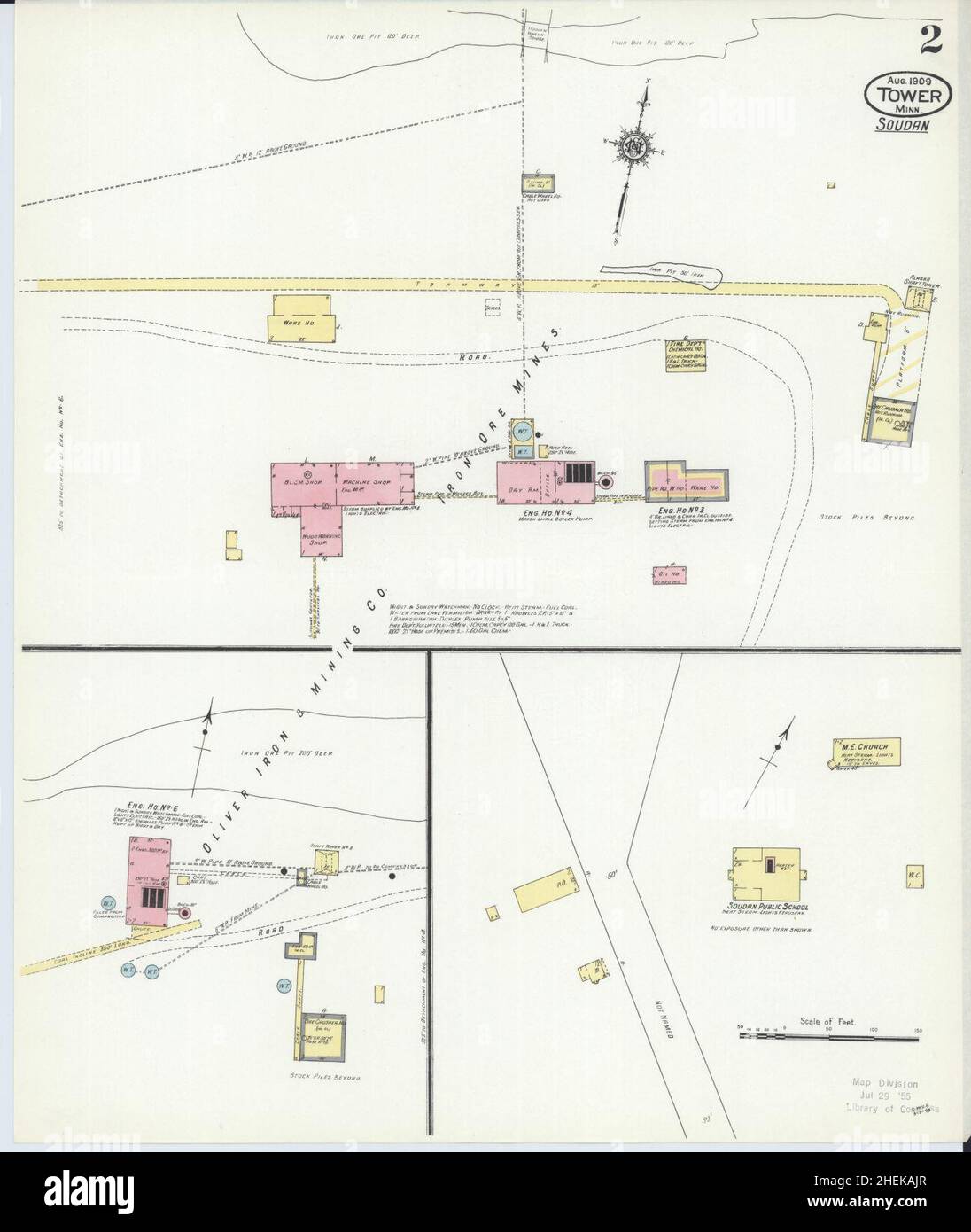 Map of tower minnesota hi-res stock photography and images - Alamy