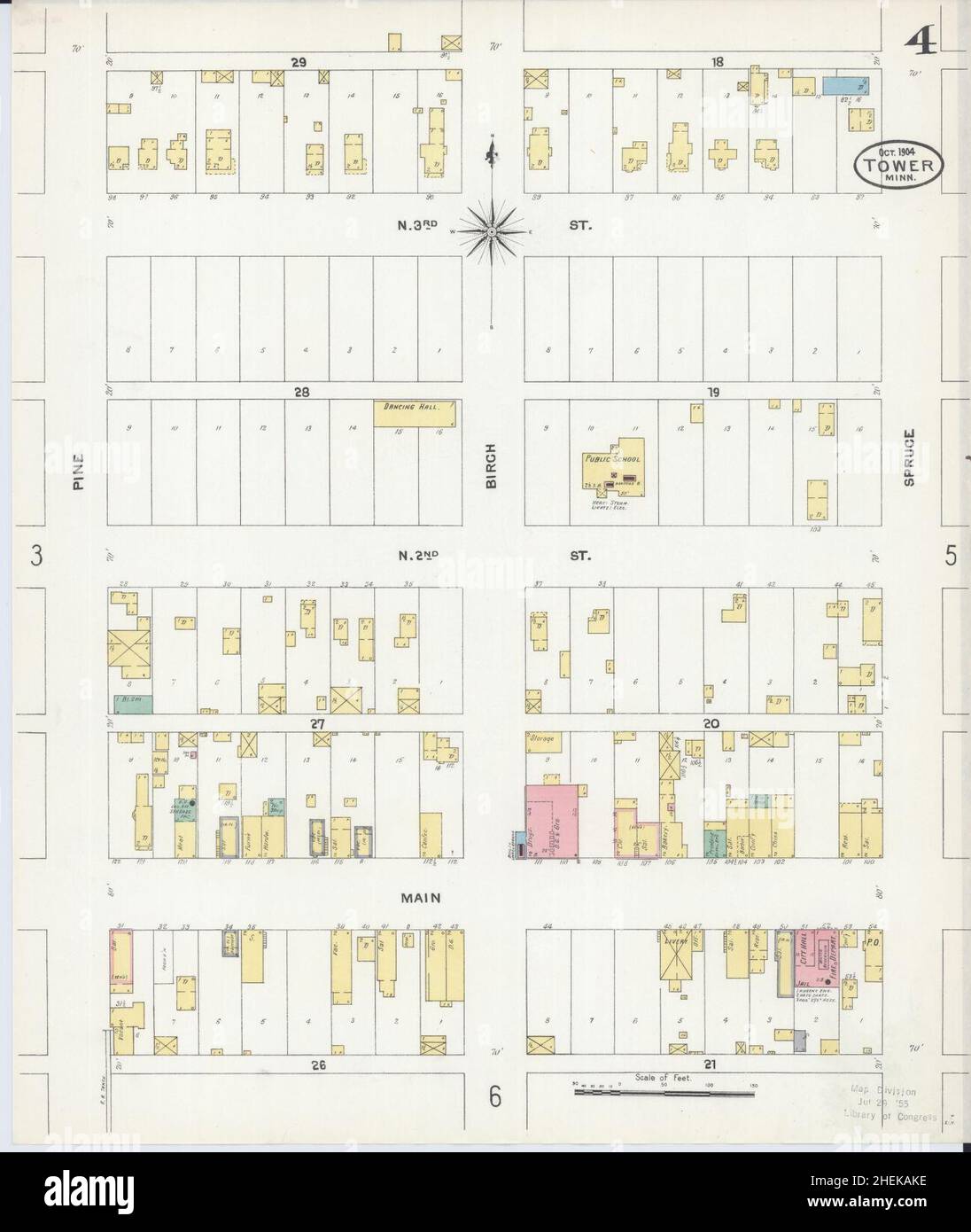 Tower minnesota map hi-res stock photography and images - Alamy