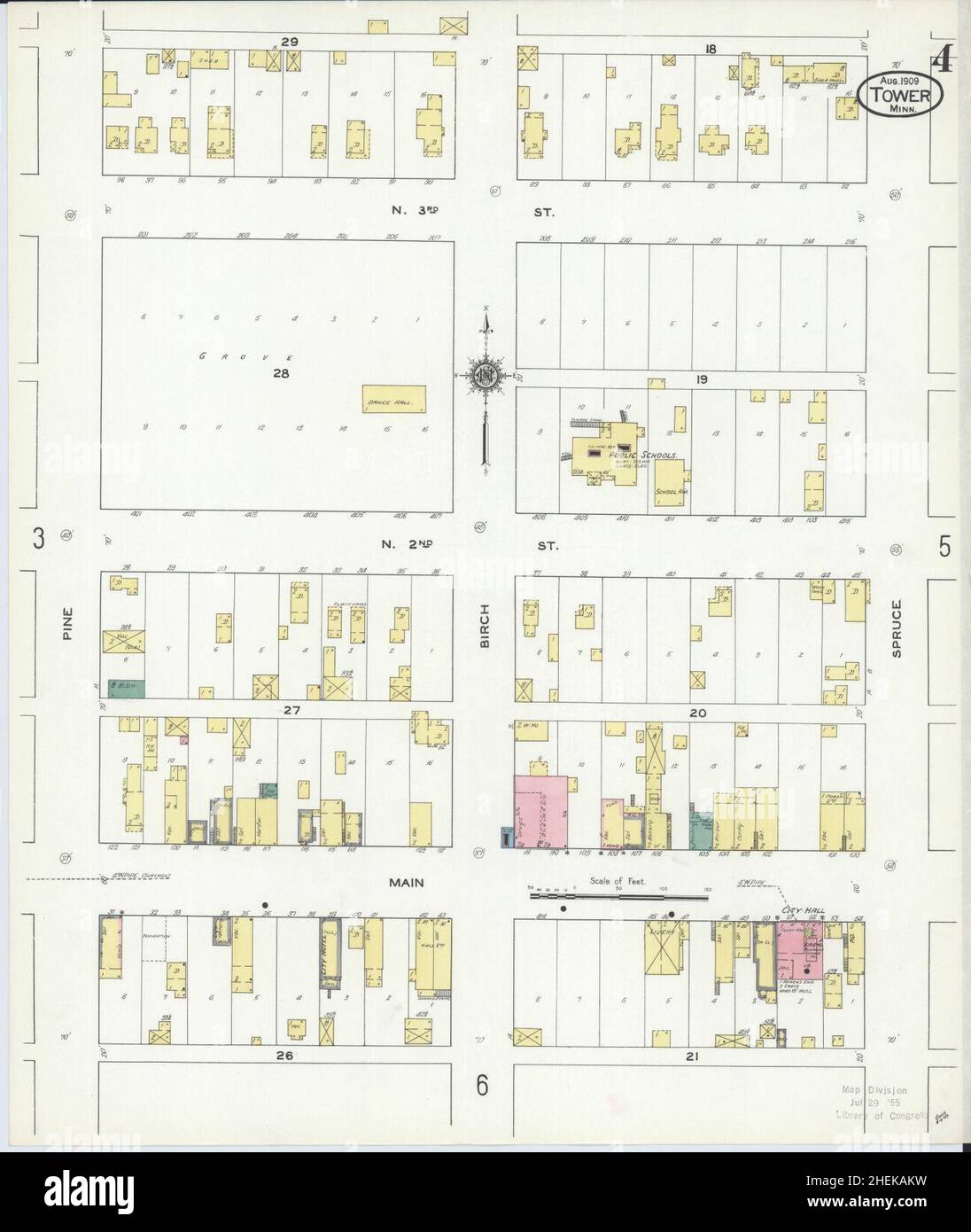 Map of tower minnesota hi-res stock photography and images - Alamy