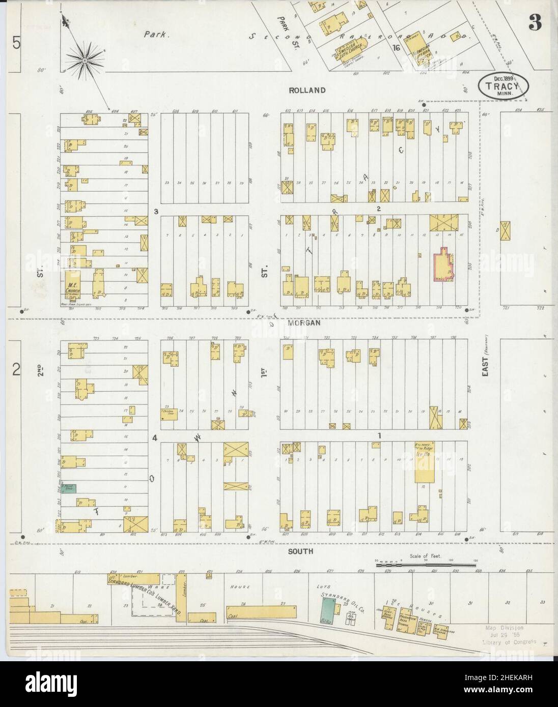 Map of tracy minnesota hi-res stock photography and images - Alamy