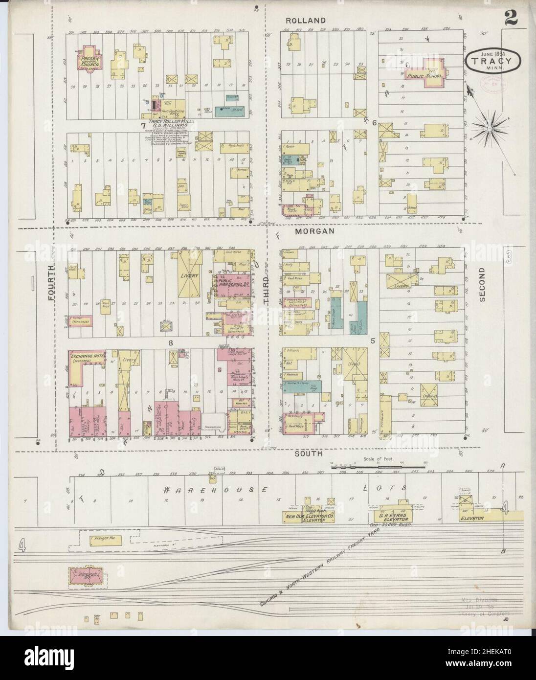 Map of tracy minnesota hi-res stock photography and images - Alamy