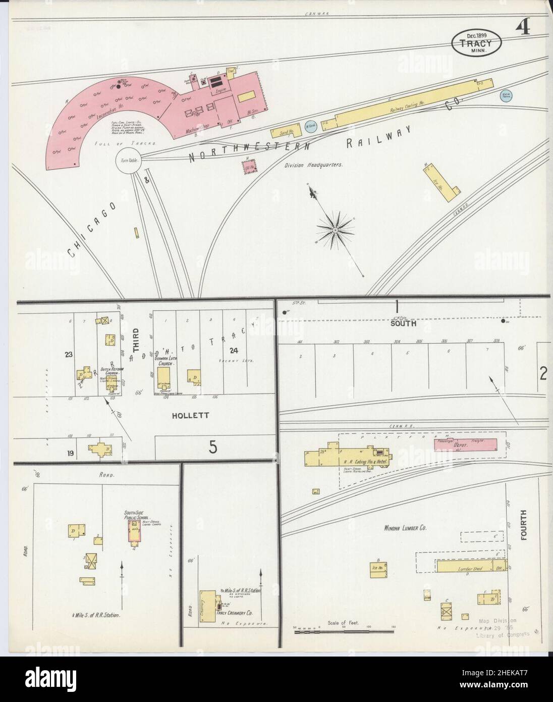 Map of tracy minnesota hi-res stock photography and images - Alamy