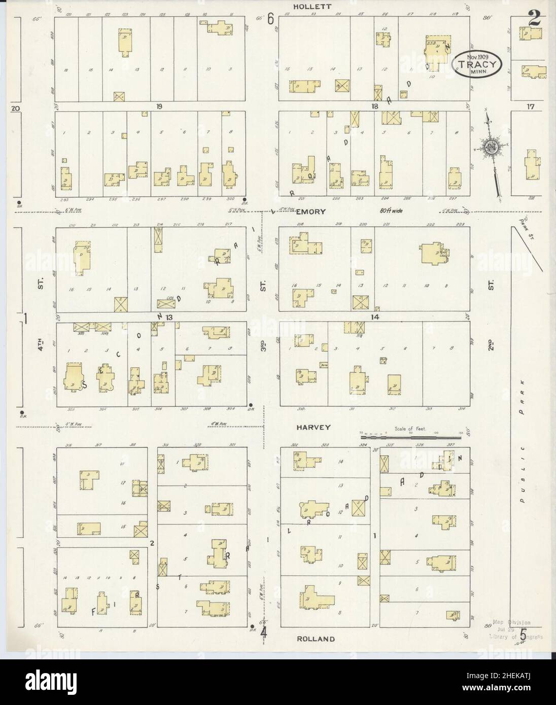 Map of tracy minnesota hi-res stock photography and images - Alamy