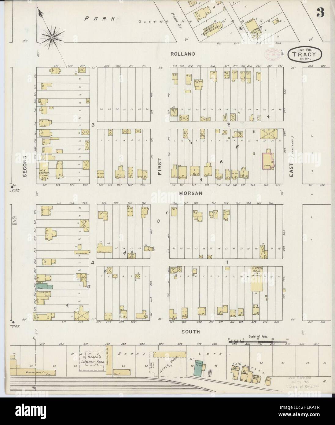 Map of tracy minnesota hi-res stock photography and images - Alamy