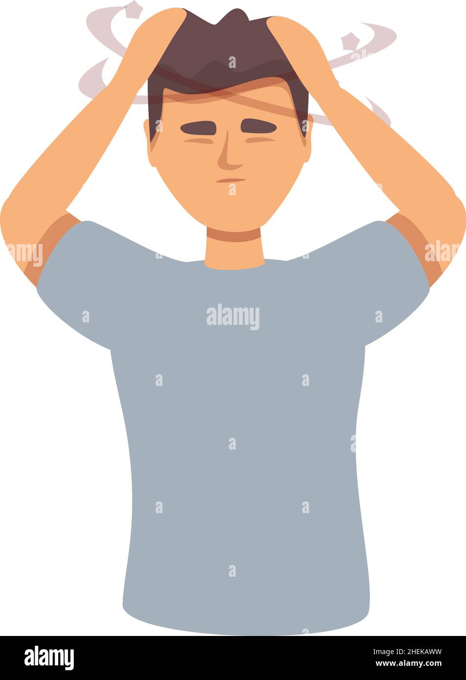 Brain pain icon cartoon vector. Sick cold. Headache epilepsy Stock ...