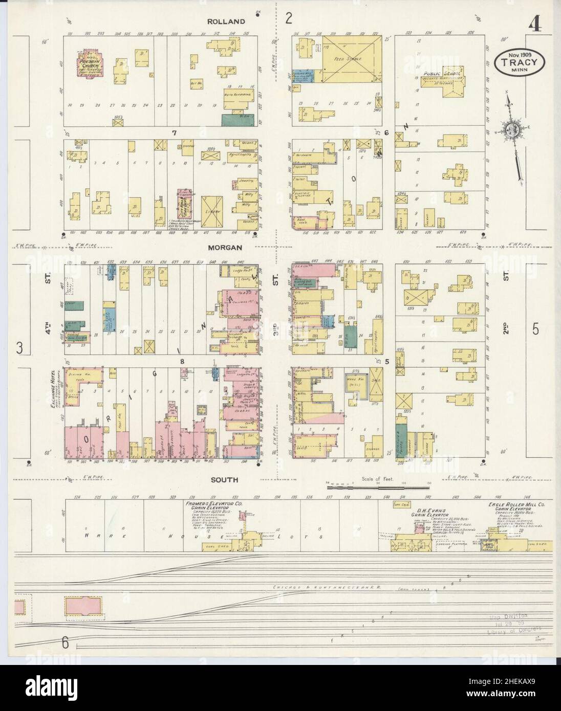 Map of tracy minnesota hi-res stock photography and images - Alamy
