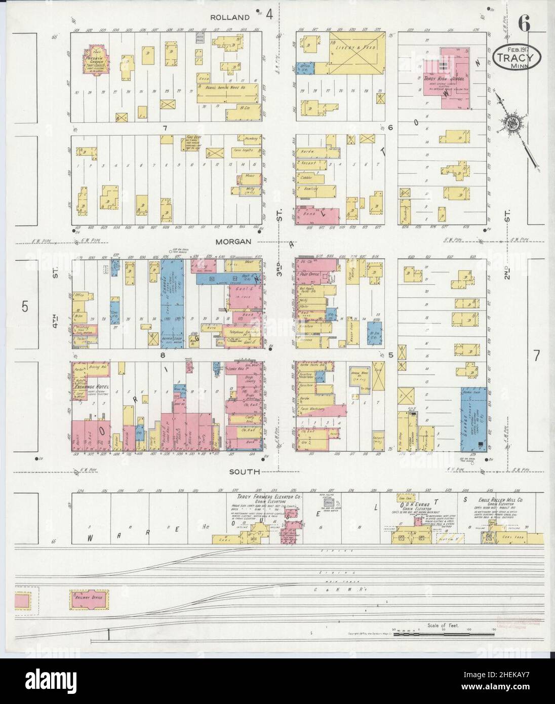 Map of tracy minnesota hi-res stock photography and images - Alamy