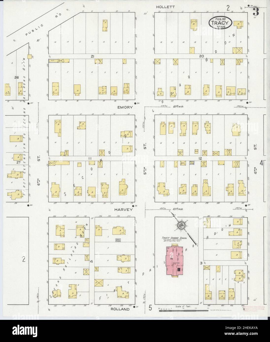Map of tracy minnesota hi-res stock photography and images - Alamy