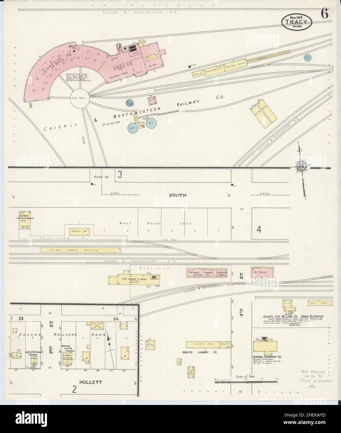 Map of tracy minnesota hi-res stock photography and images - Alamy