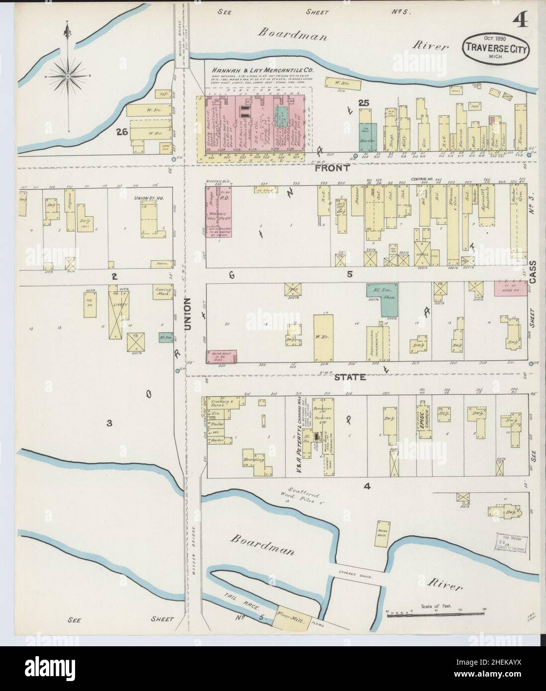 Sanborn Fire Insurance Map from Traverse City, Grand Traverse County ...