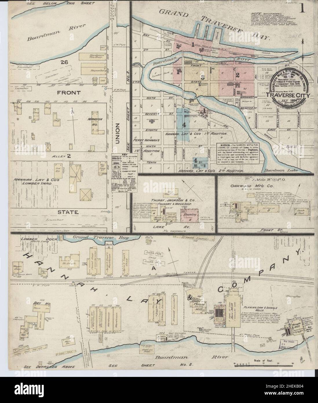 Sanborn Fire Insurance Map from Traverse City, Grand Traverse County ...