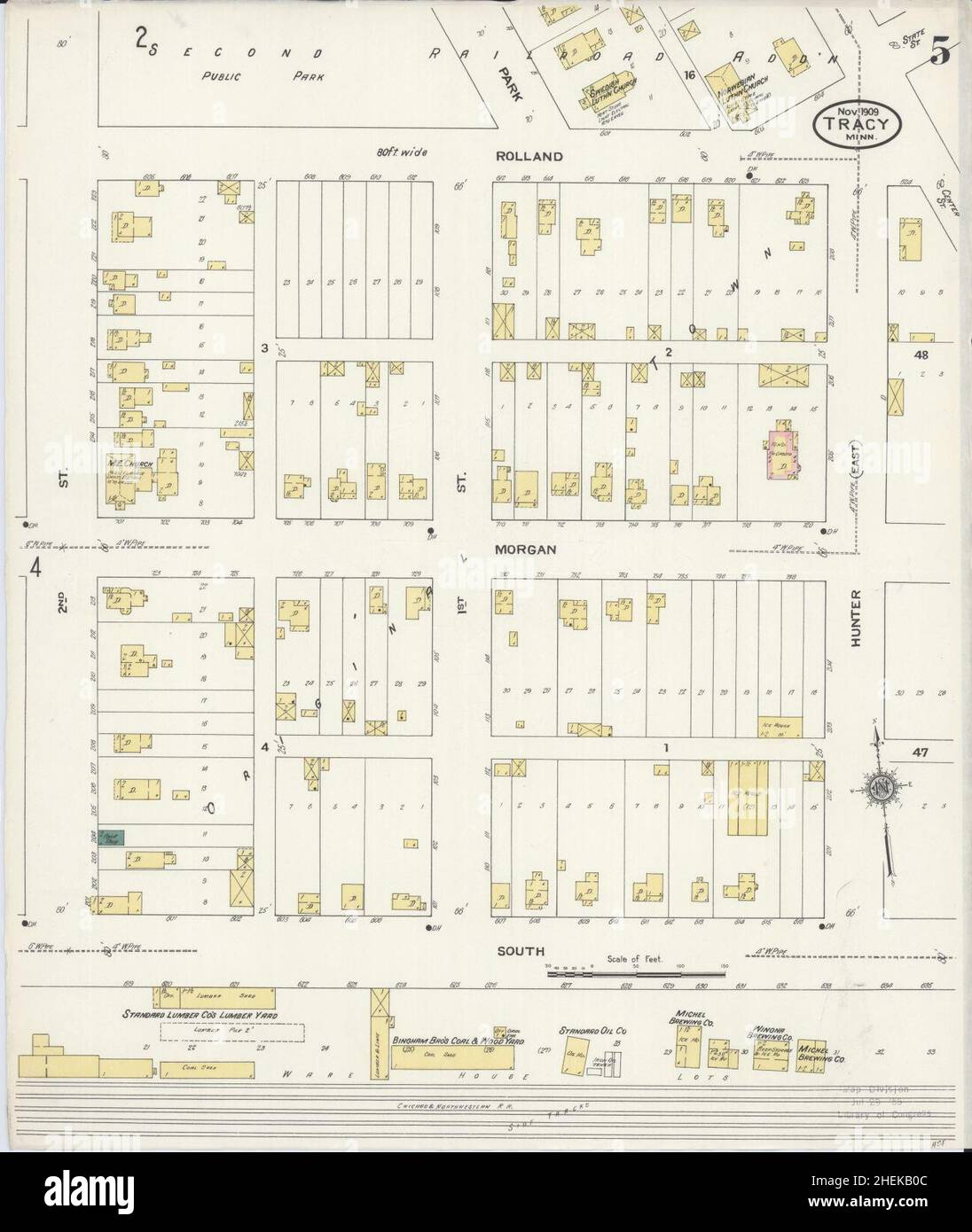 Map of tracy minnesota hi-res stock photography and images - Alamy