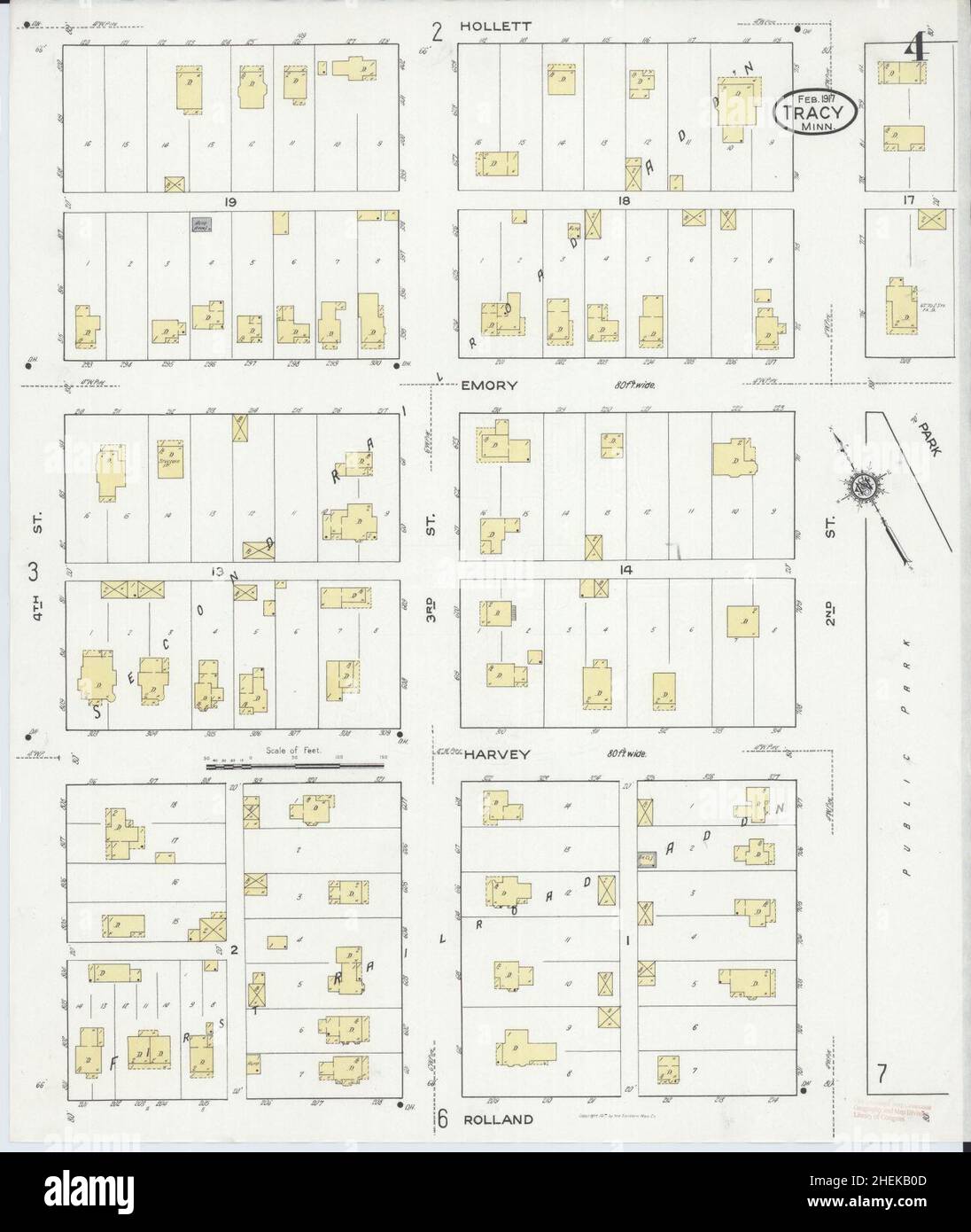 Map of tracy minnesota hi-res stock photography and images - Alamy