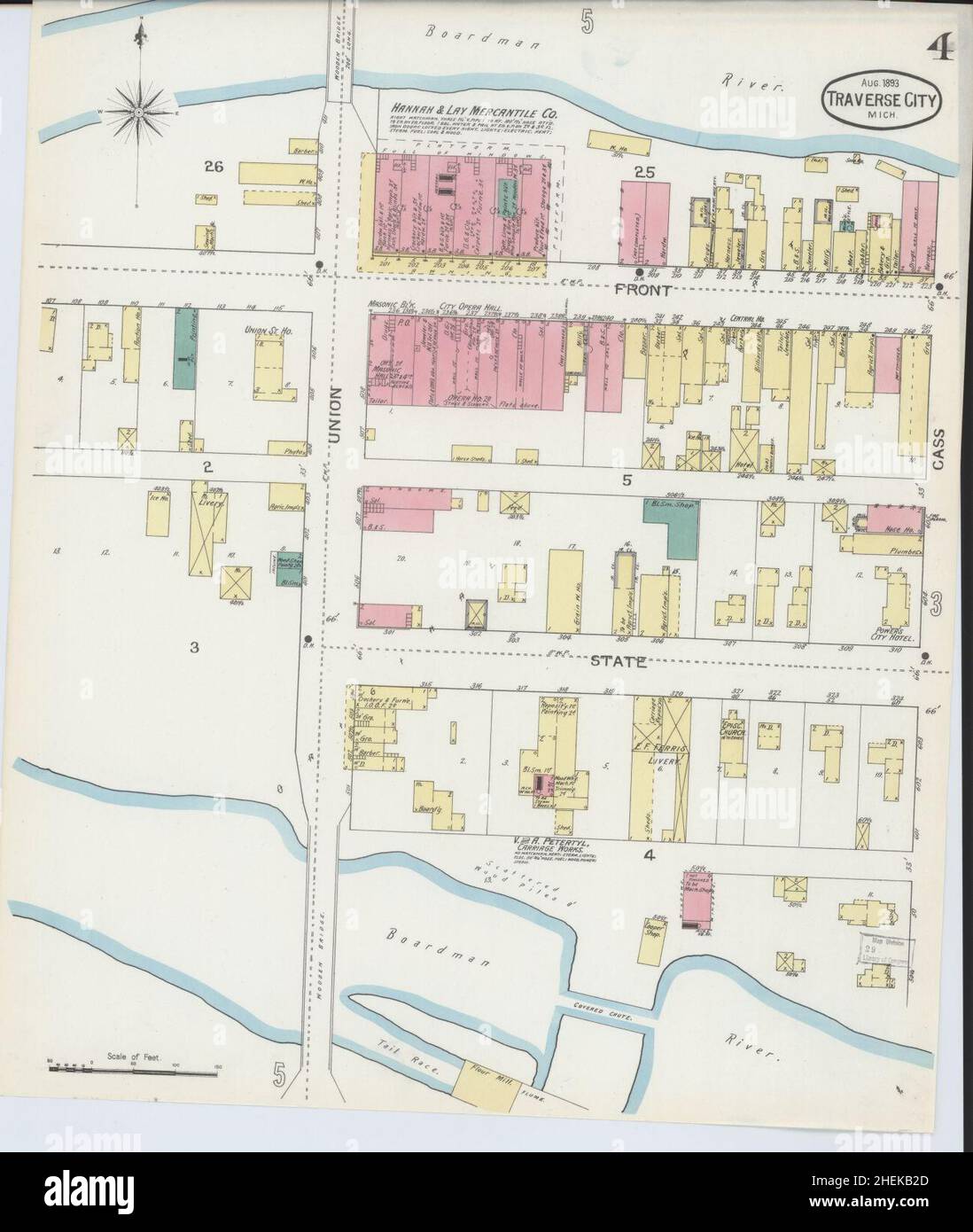 Sanborn Fire Insurance Map from Traverse City, Grand Traverse County ...