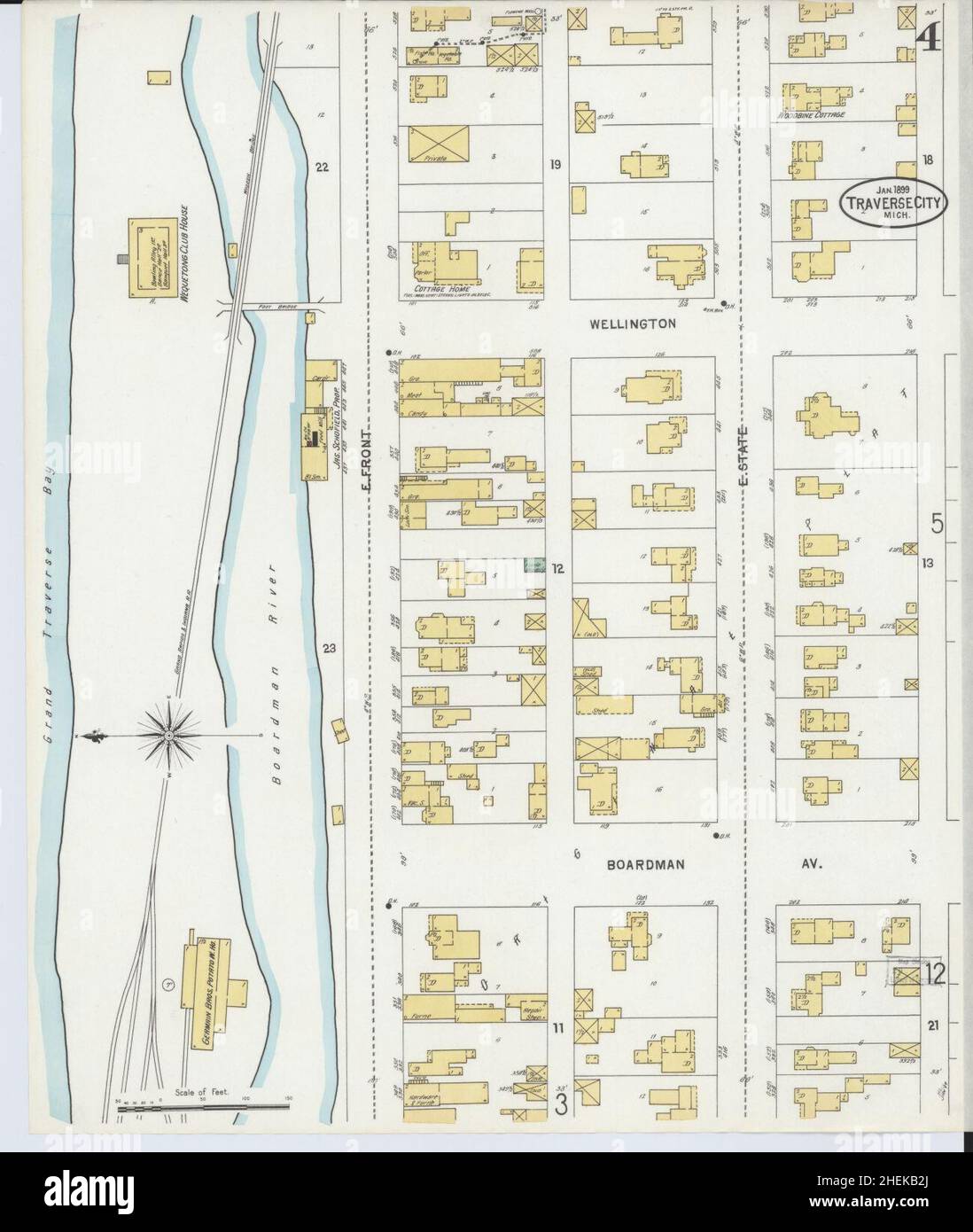 Sanborn Fire Insurance Map from Traverse City, Grand Traverse County ...