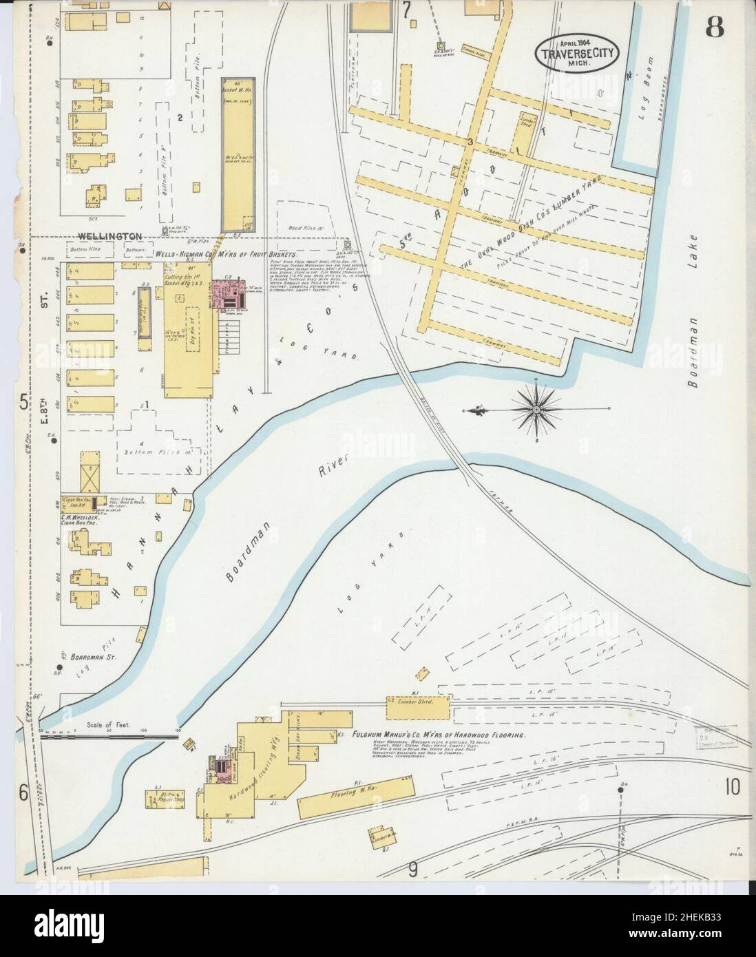 Sanborn Fire Insurance Map from Traverse City, Grand Traverse County ...