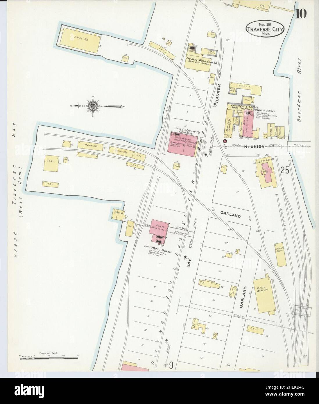 Sanborn Fire Insurance Map from Traverse City, Grand Traverse County ...