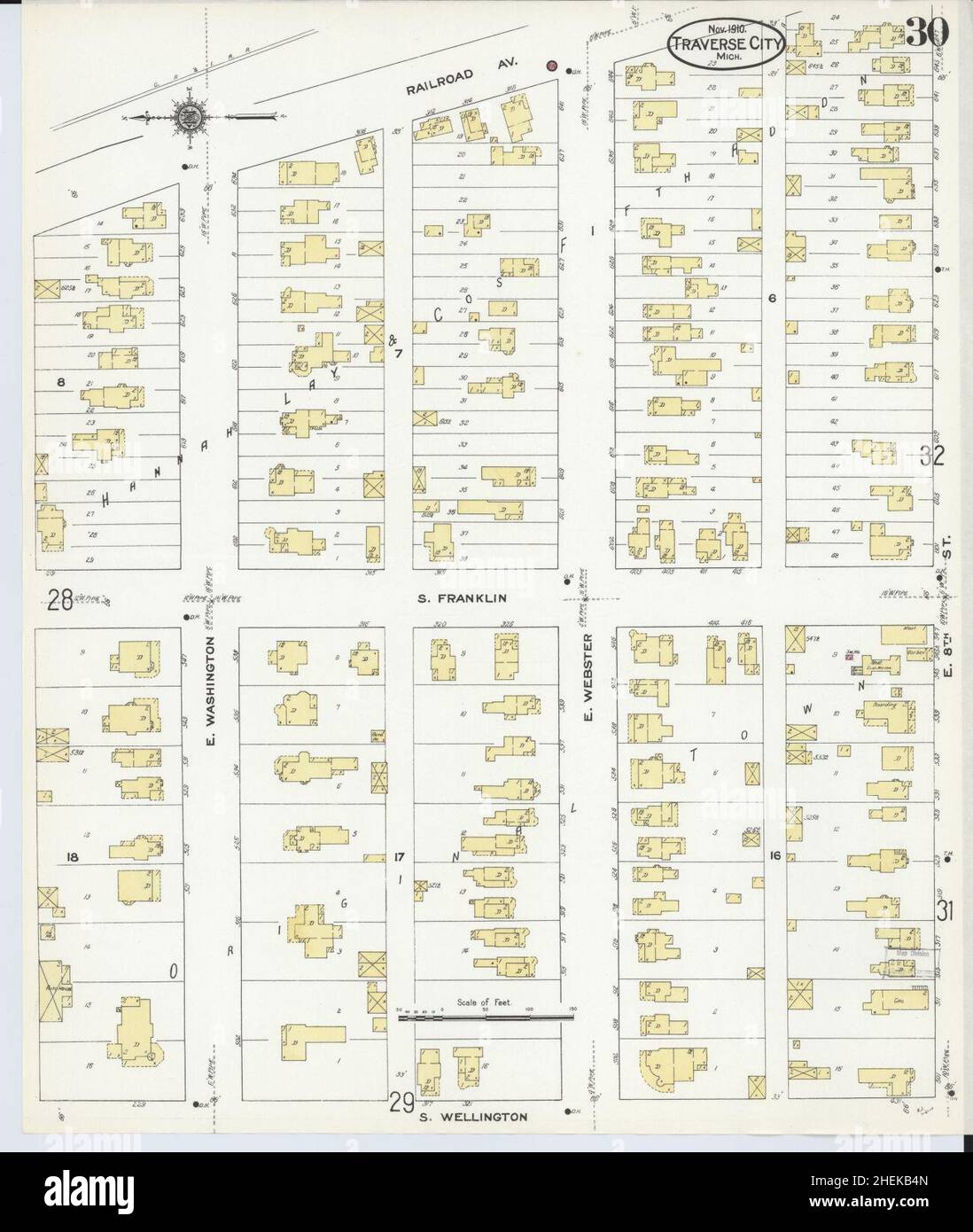 Sanborn Fire Insurance Map from Traverse City, Grand Traverse County ...