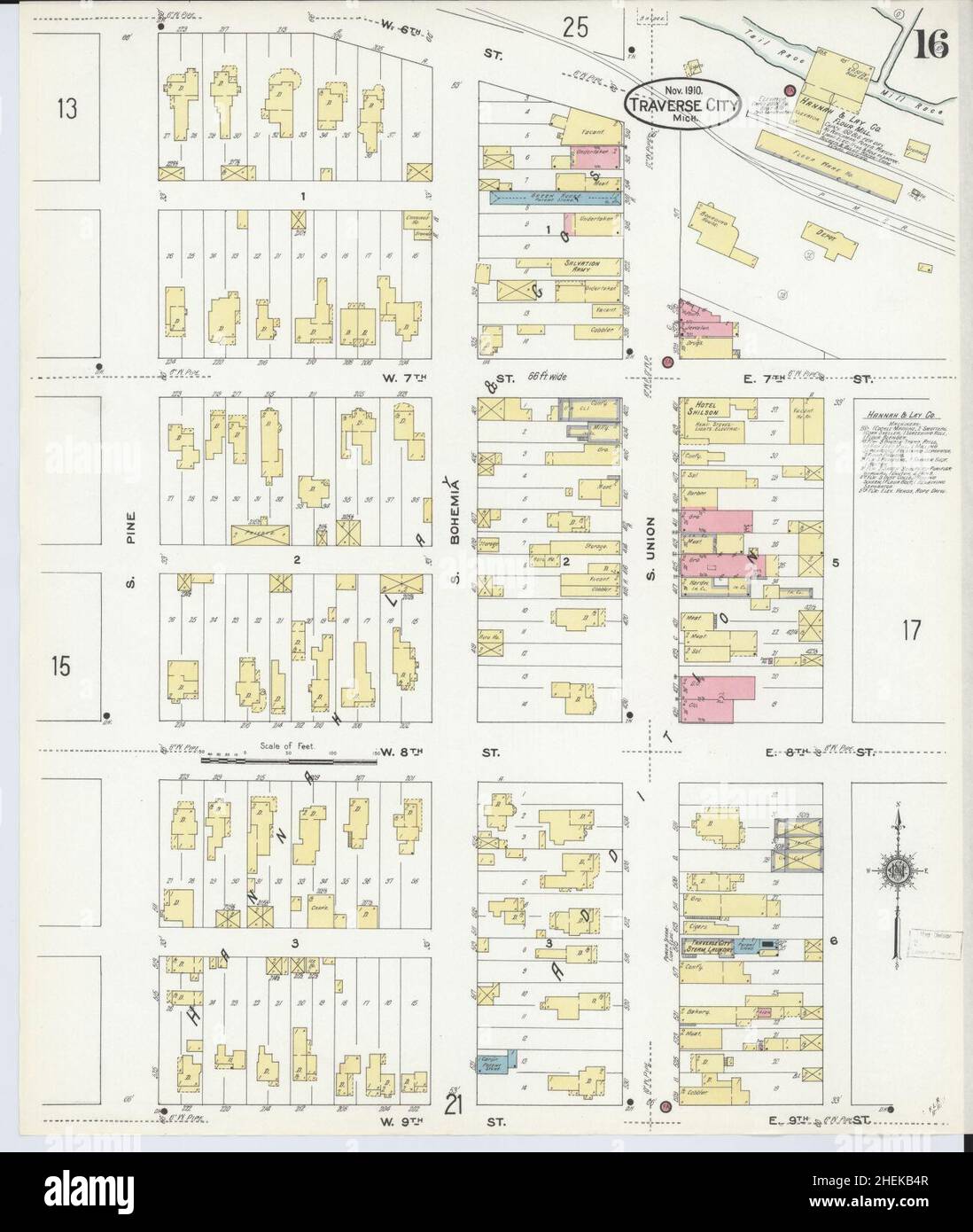 Sanborn Fire Insurance Map from Traverse City, Grand Traverse County ...
