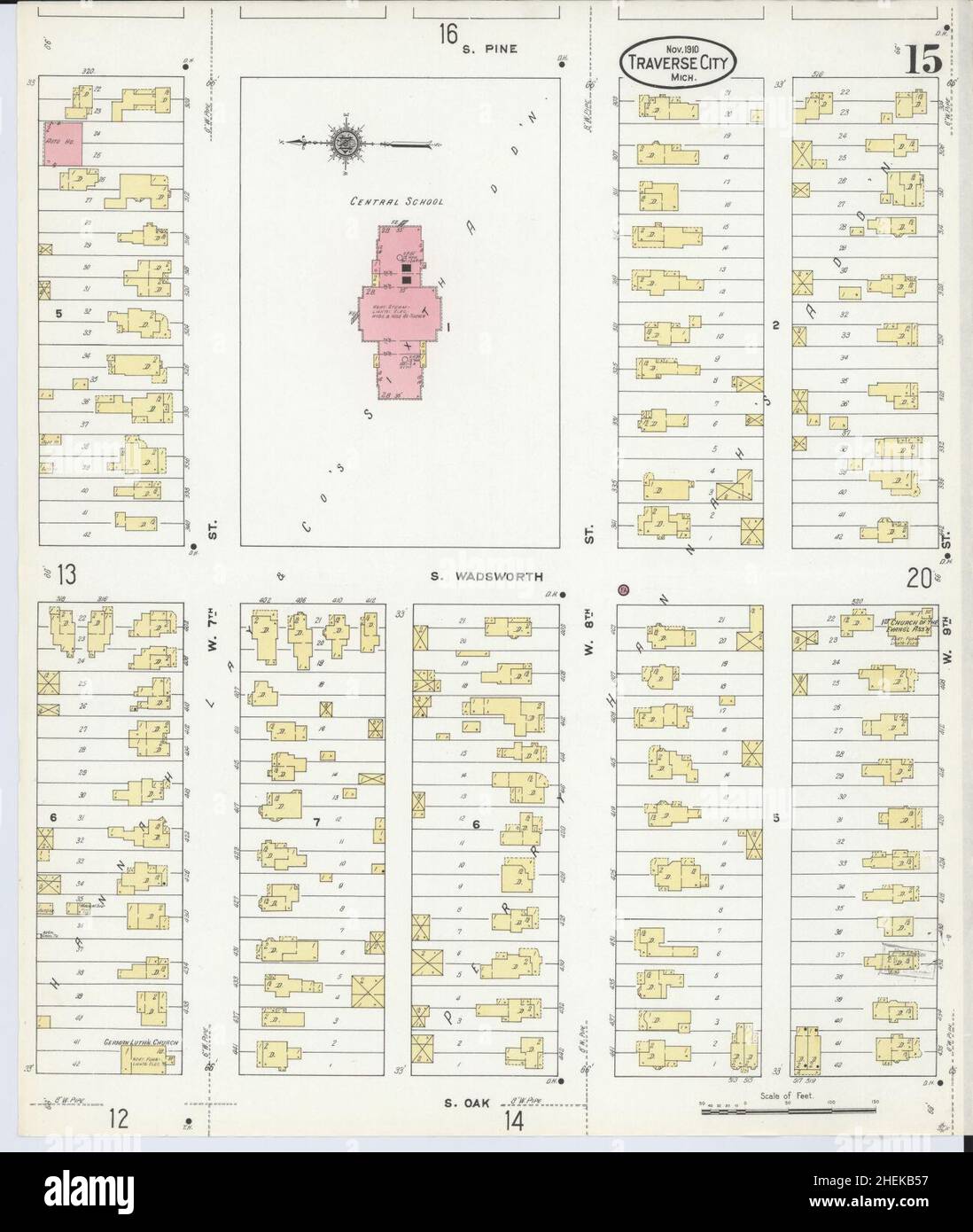 Sanborn Fire Insurance Map from Traverse City, Grand Traverse County ...