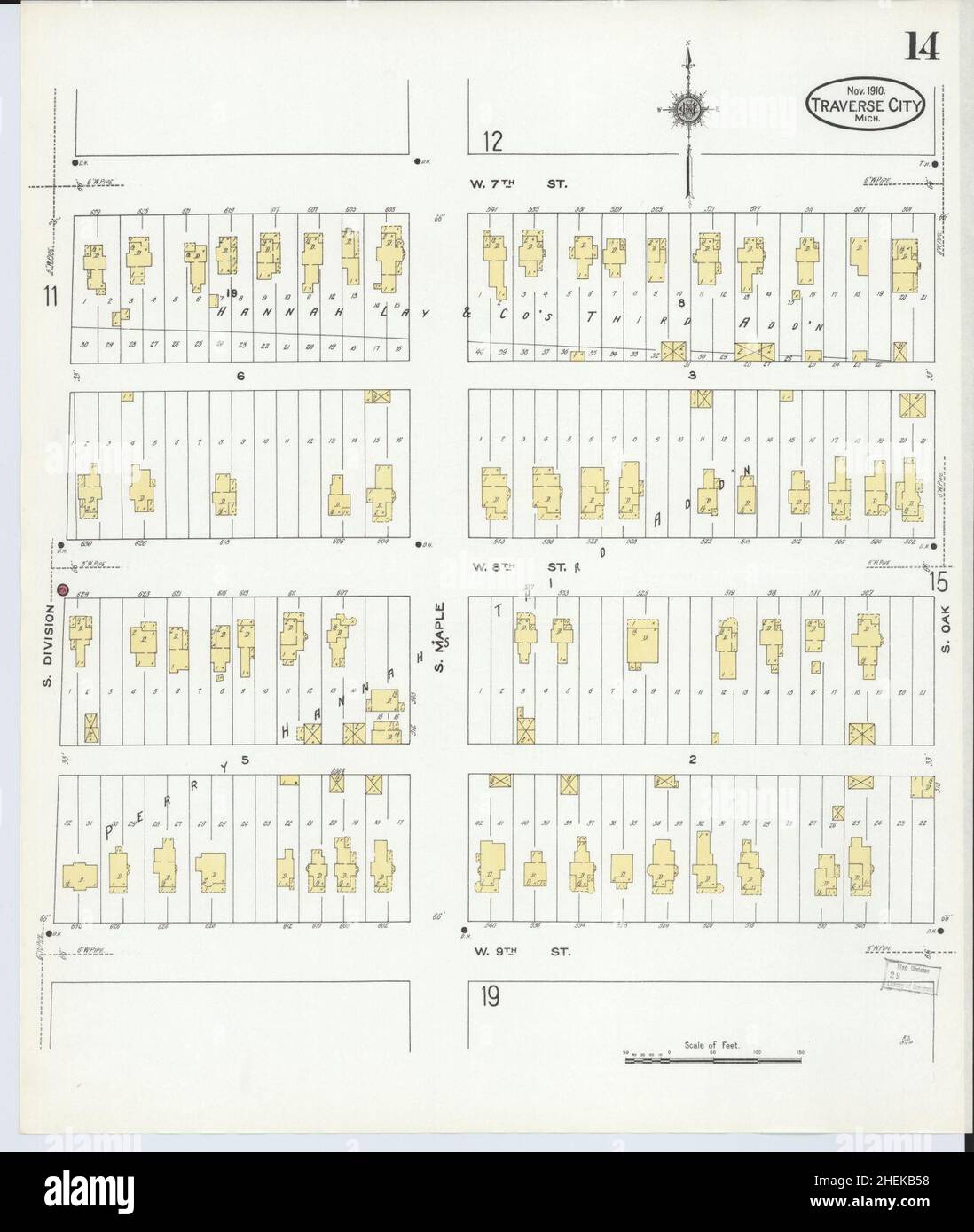 Sanborn Fire Insurance Map from Traverse City, Grand Traverse County ...