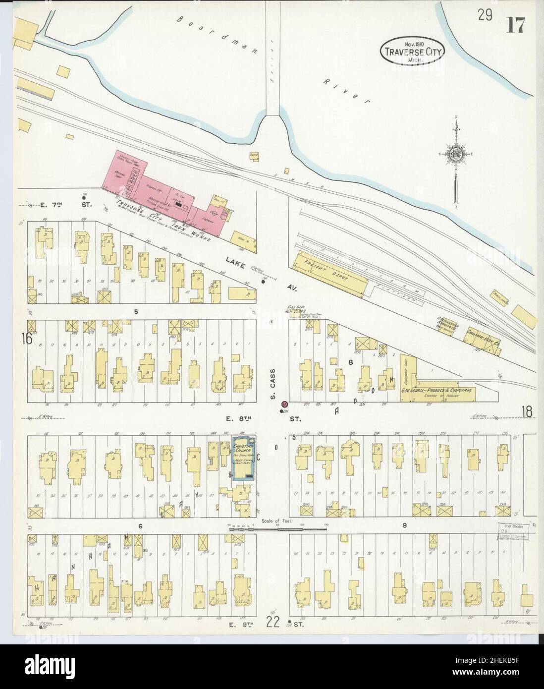 Sanborn Fire Insurance Map from Traverse City, Grand Traverse County ...