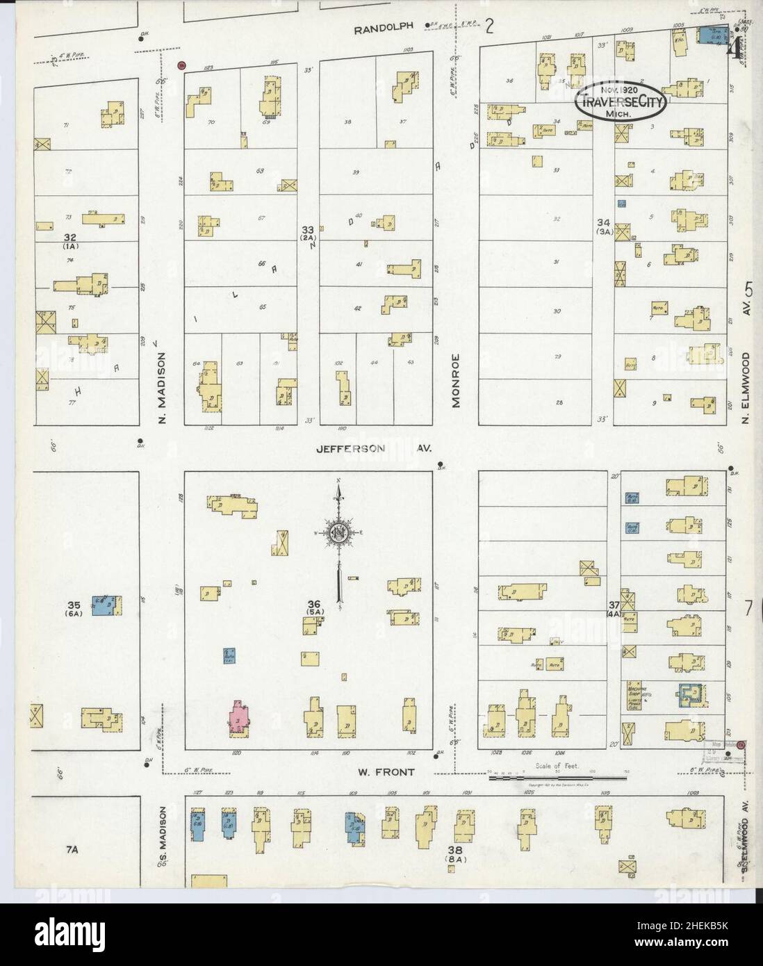 Sanborn Fire Insurance Map from Traverse City, Grand Traverse County ...