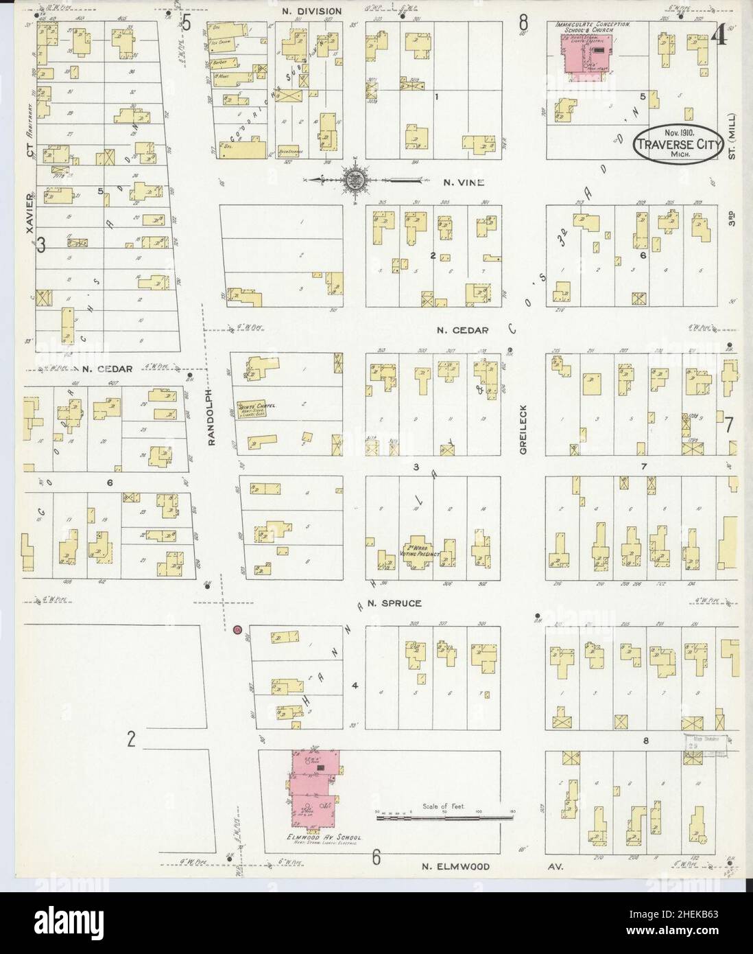 Sanborn Fire Insurance Map from Traverse City, Grand Traverse County ...