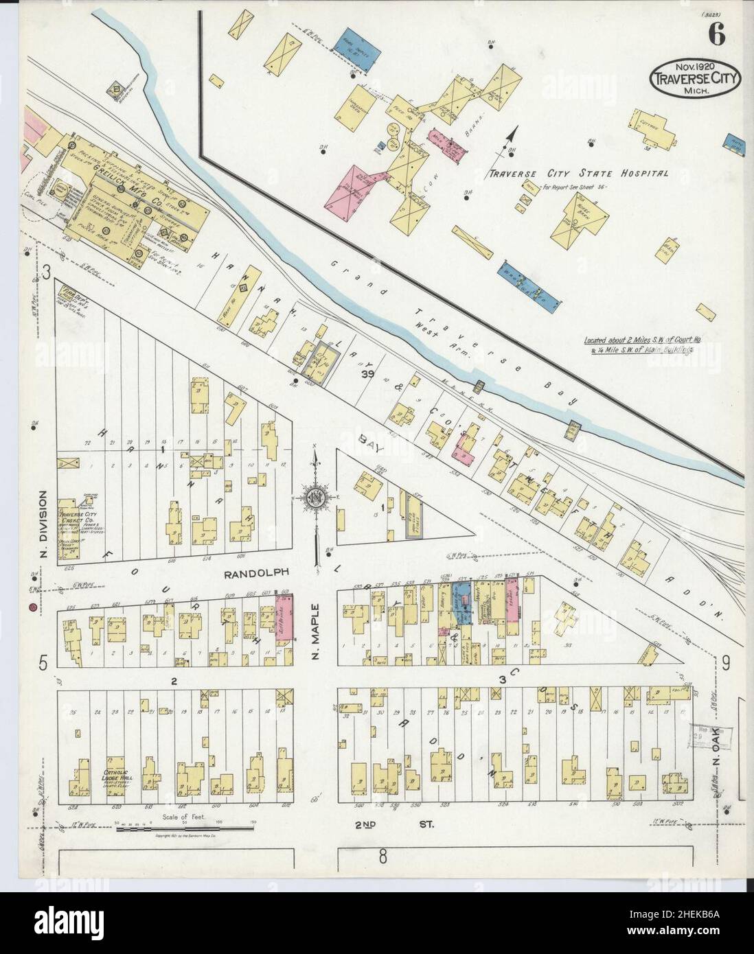Sanborn Fire Insurance Map from Traverse City, Grand Traverse County ...