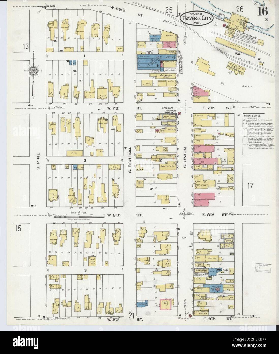 Sanborn Fire Insurance Map from Traverse City, Grand Traverse County ...